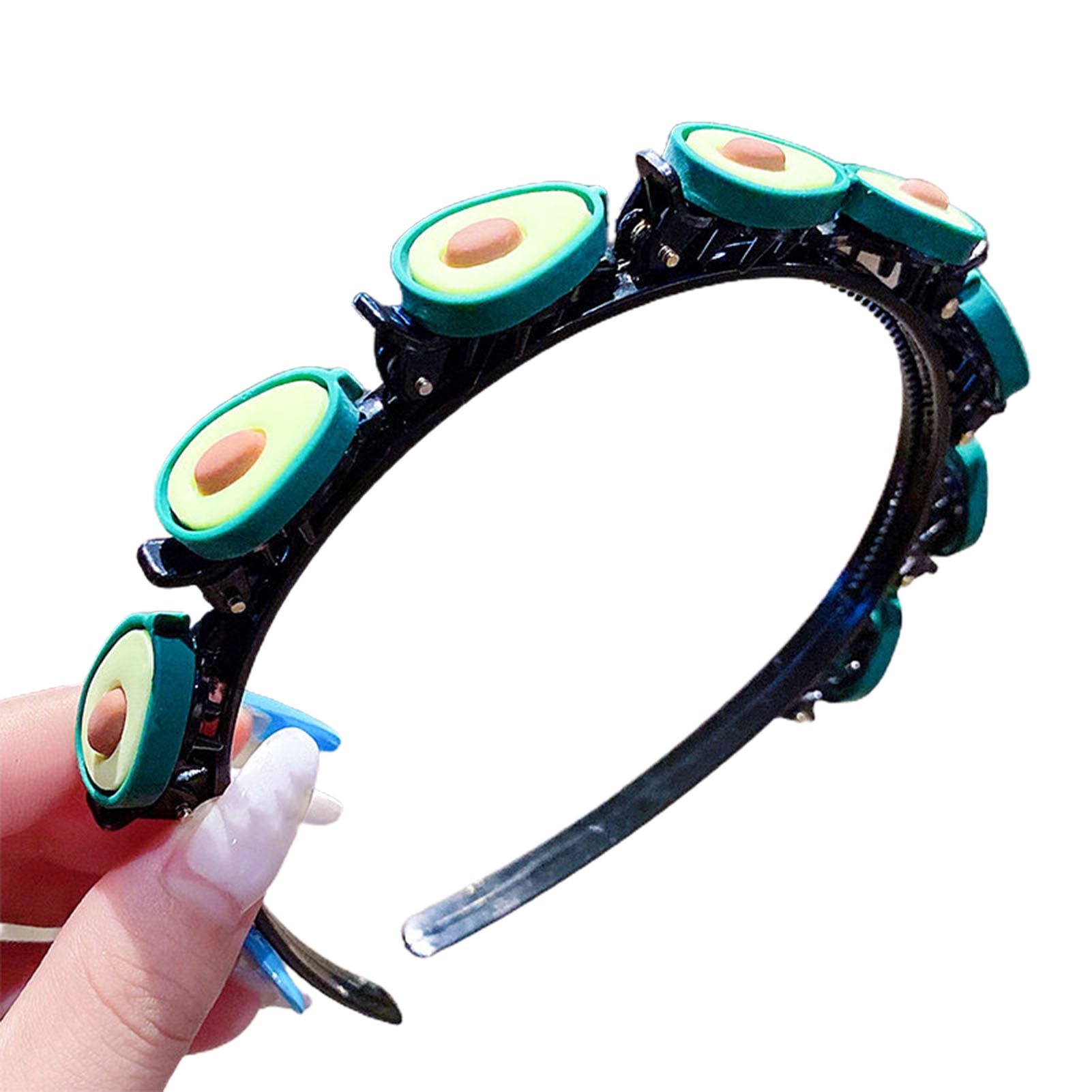 Girls Headband, Fashion Korean Style Cute Flower Design Resin Elastic ...