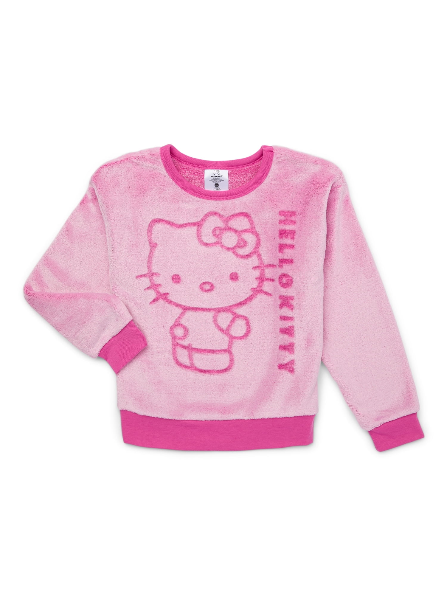 Hello Kitty Girls Woobie Pullover Sweater, Sizes 4-16 - Walmart.com