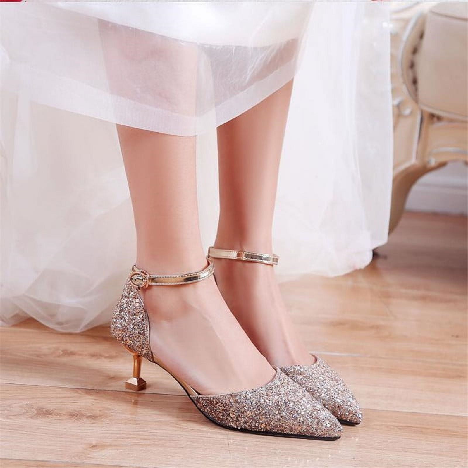 Girls High Heels Princess Shoes Children Stiletto Heels Show Shoes ...