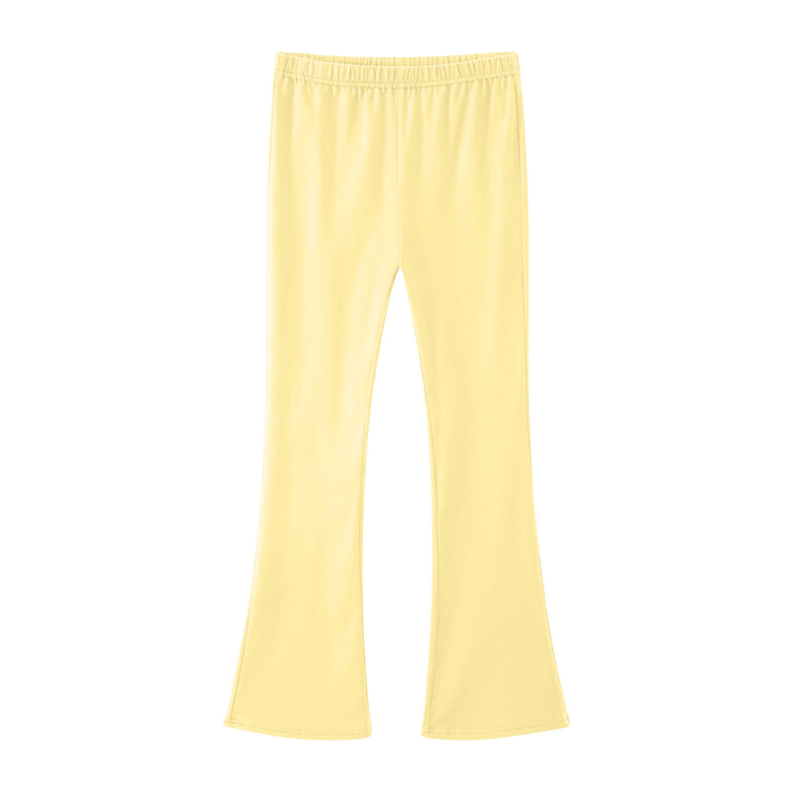 Girls High Waist Stretch Casual Pants with Pockets Full Length Solid ...