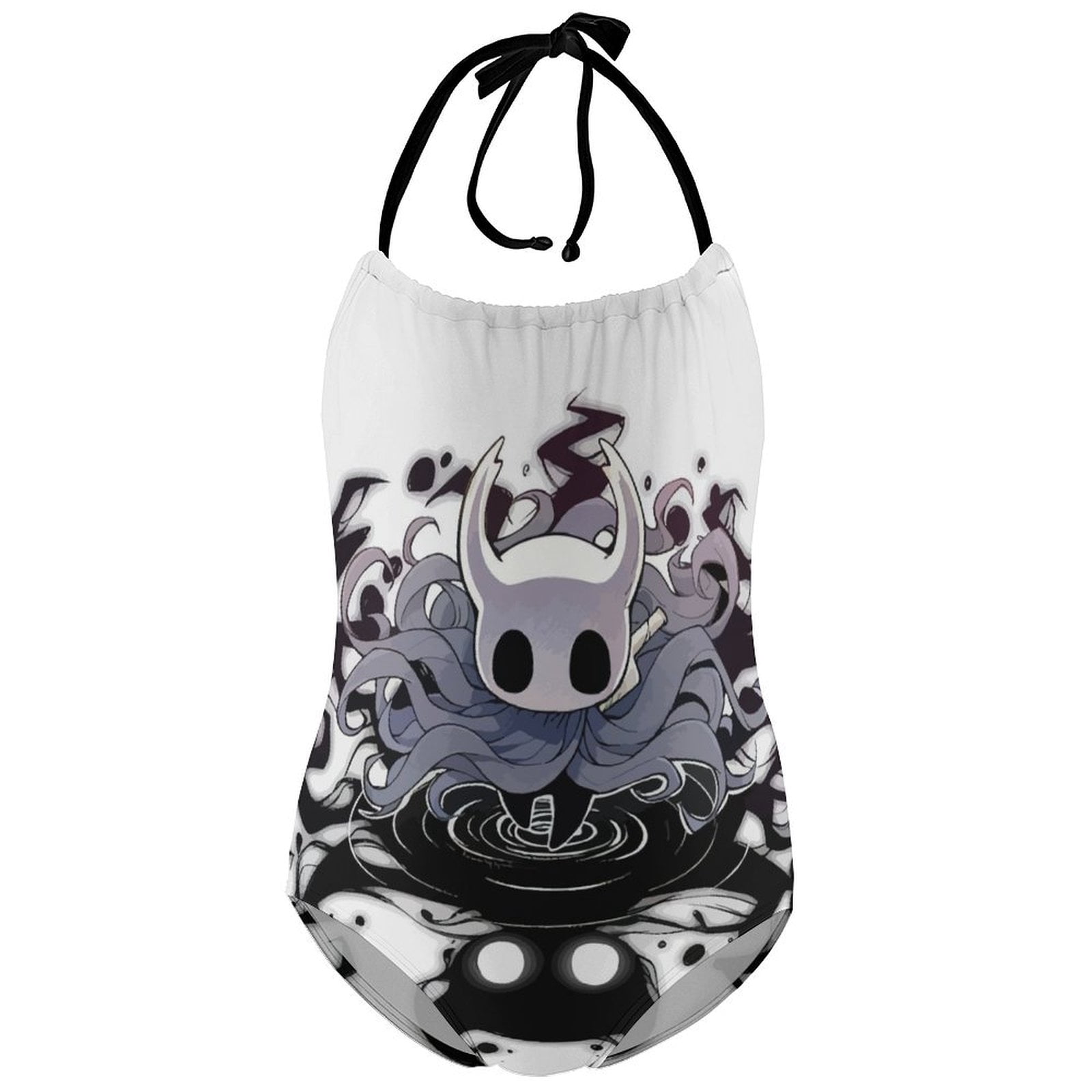 Girls Hollow Knight One Piece Halter Swimsuit Bathing Suit Summer ...