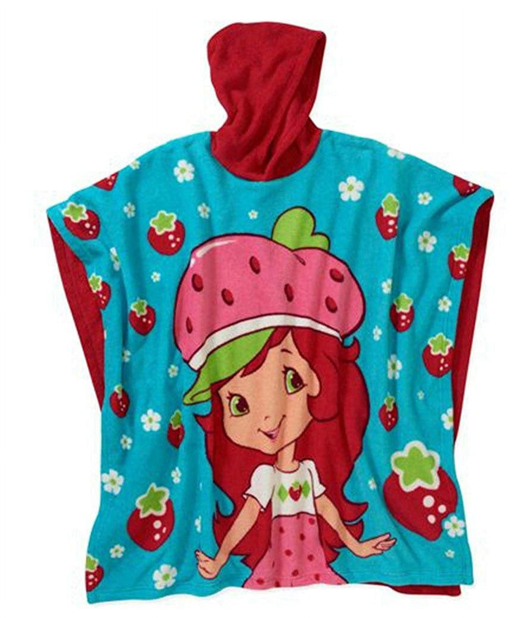 Strawberry Shortcake, Girls' Hooded Poncho, 32"x40" Open Sides ...