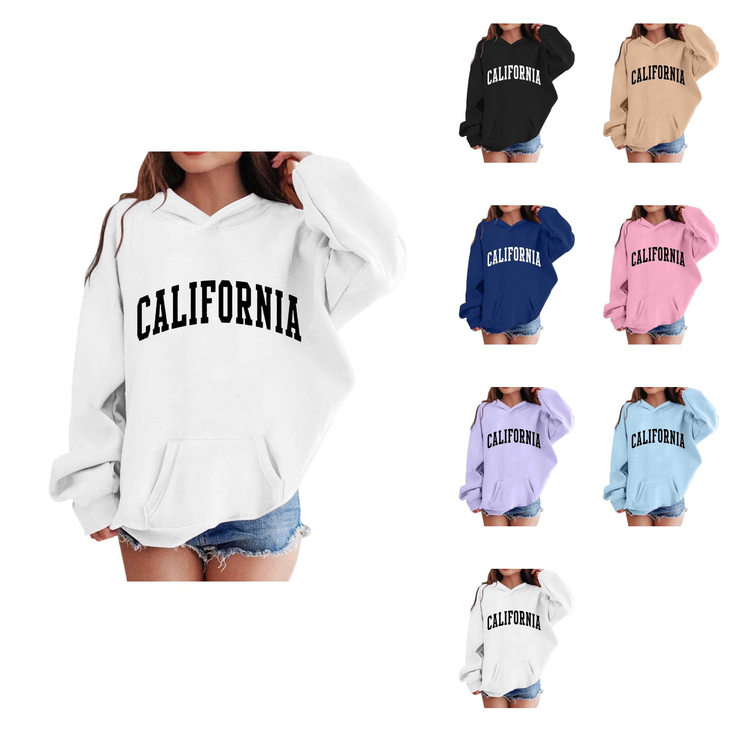 Girls Hoodies And Sweatshirts For Girls Cute Long Sleeve Pullover ...