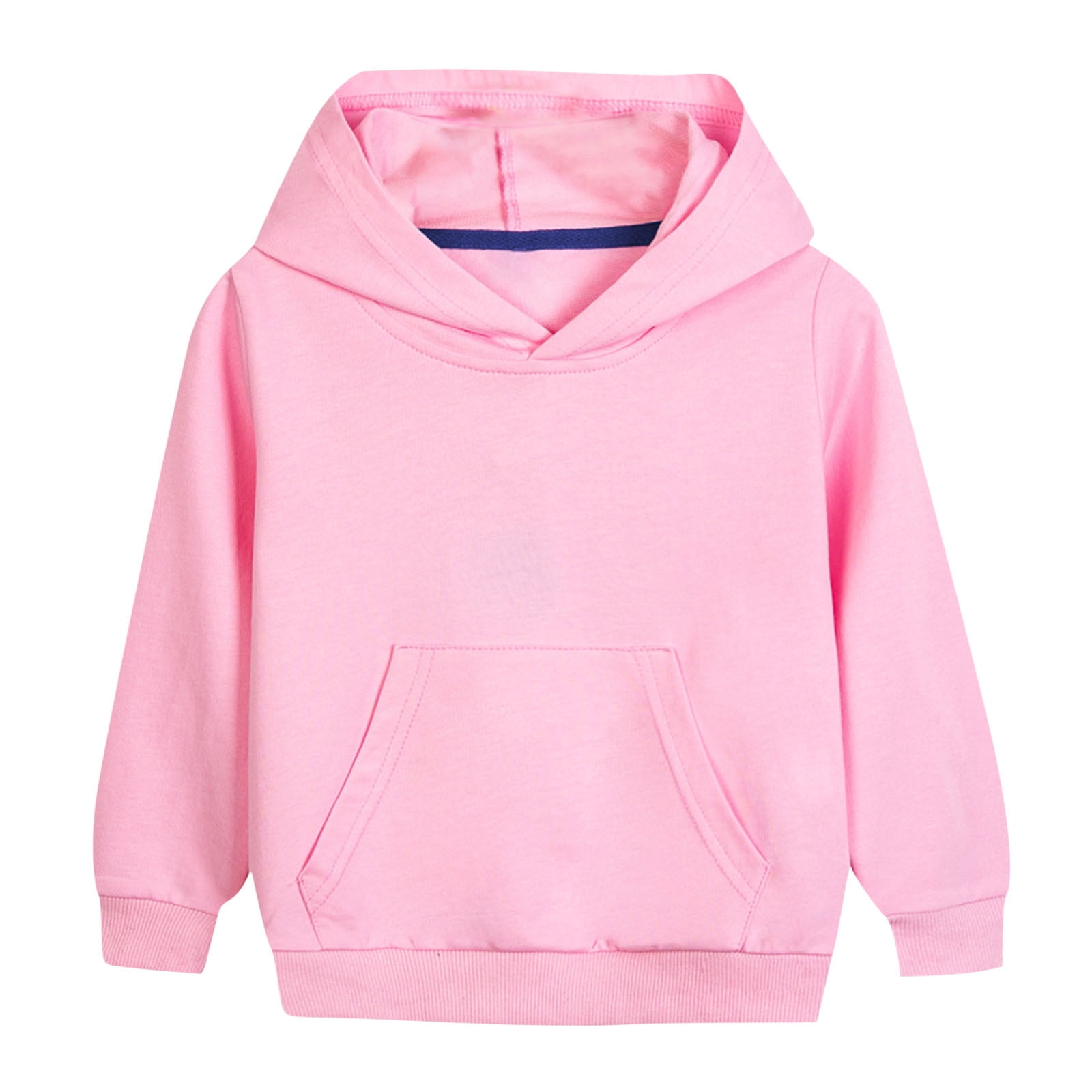 Girls Hoodies Pullover Long Sleeve Hooded Active Sweatshirts Solid ...