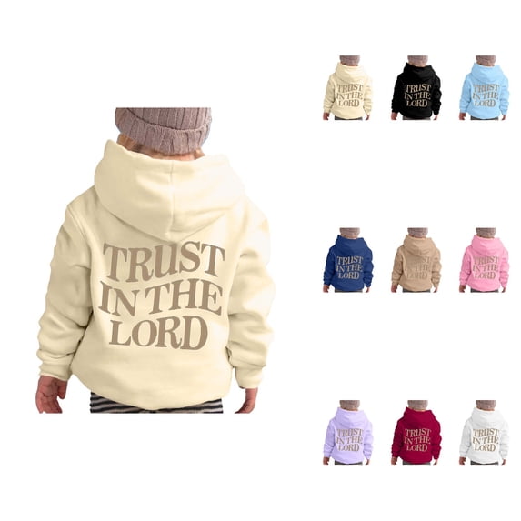 Girls Hoodies & Sweatshirts For Winter Casual Wear Round Neck Letter ...