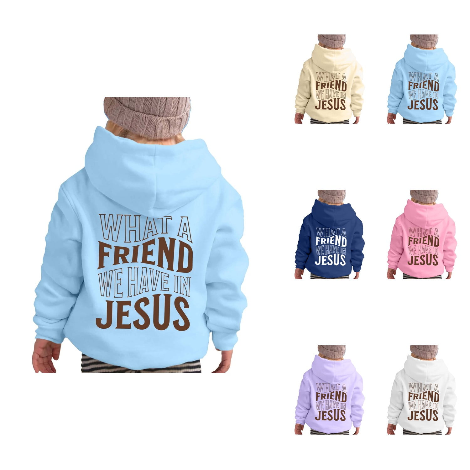 Girls Hoodies & Sweatshirts For Winter Casual Wear Round Neck Letter ...