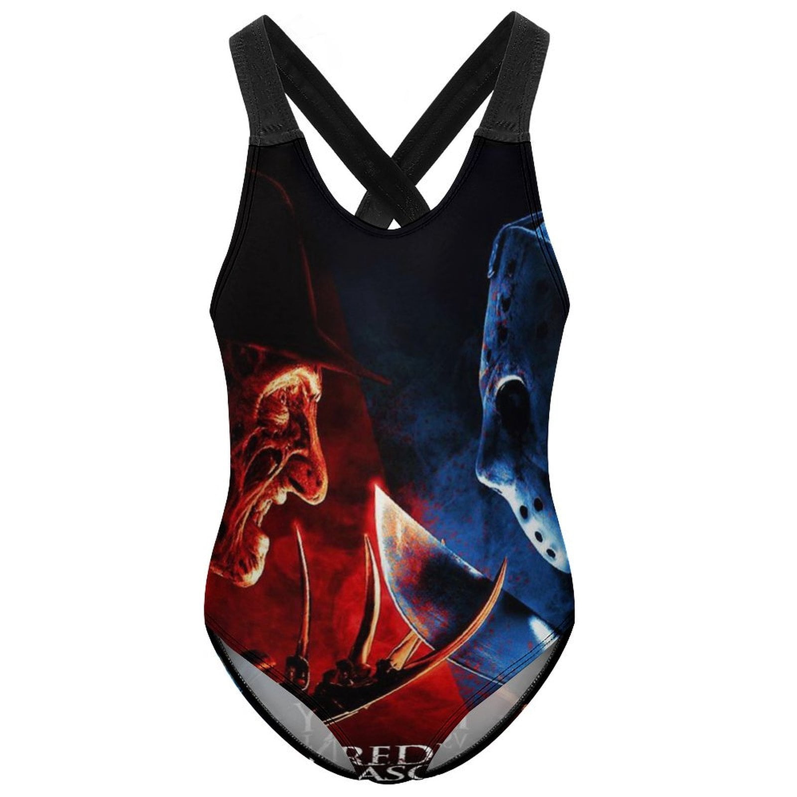 Girls Horror Freddy Movie Krue-Ge2 One Piece Swimsuits Bathing Suits ...
