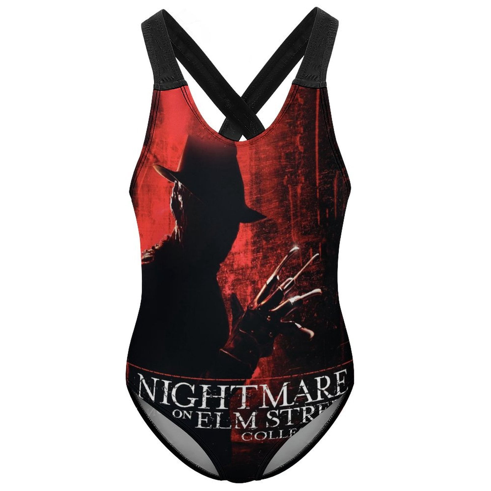 Girls Horror Freddy Movie Krue-Ge2 One Piece Swimsuits Bathing Suits ...