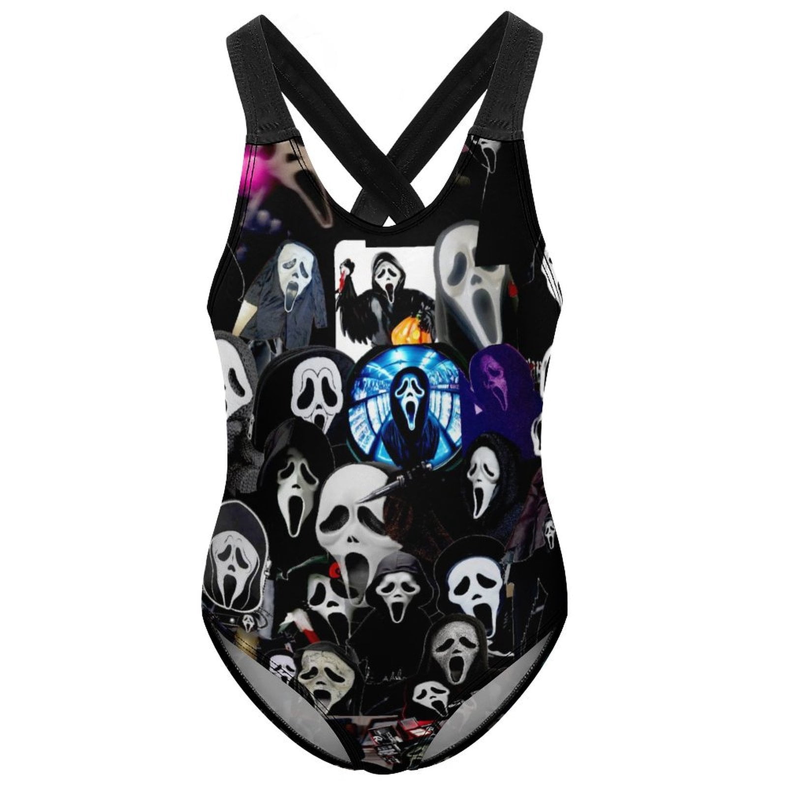 Girls Horror Movie Scre-am0 One Piece Swimsuits Bathing Suits Cross ...