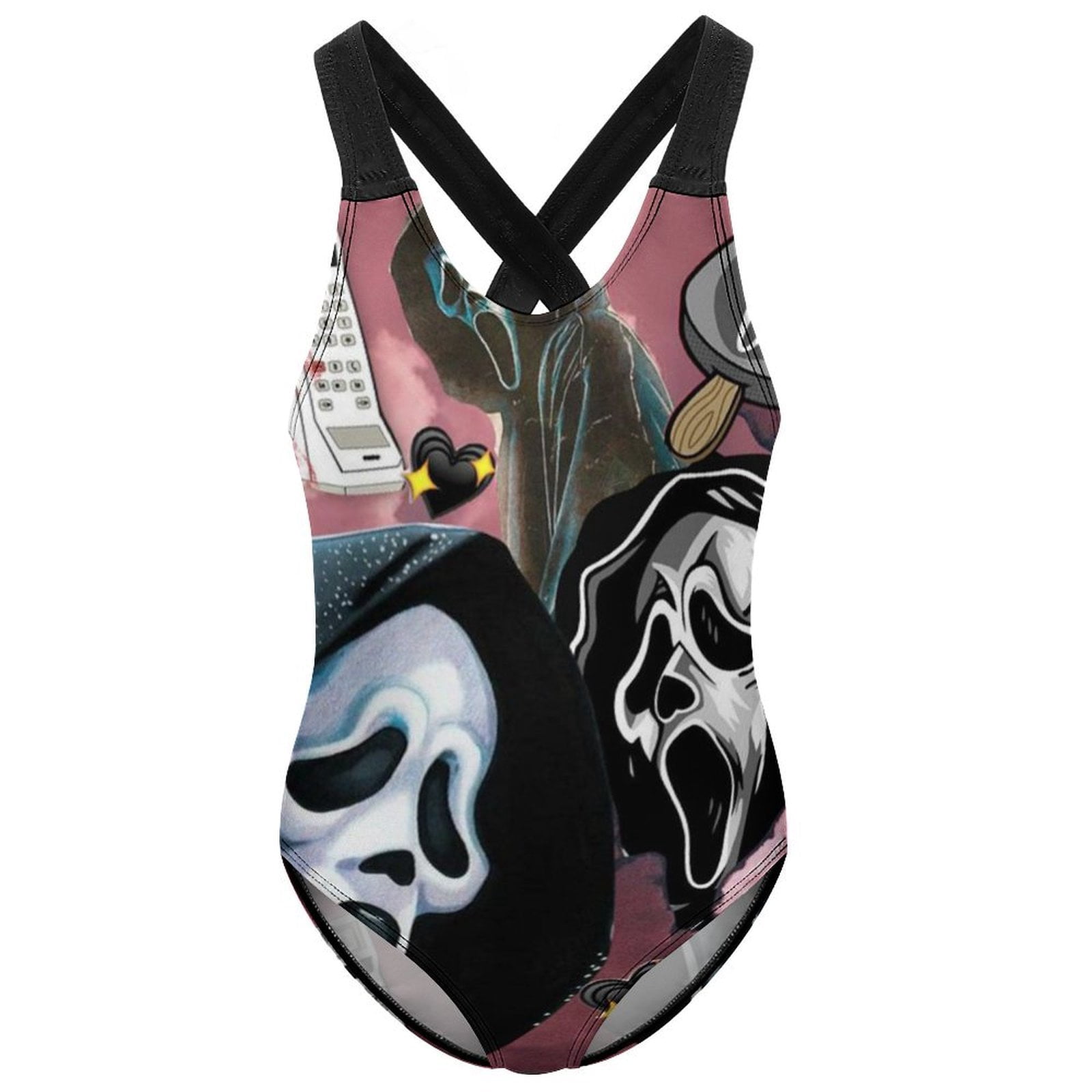 Girls Horror Movie Scre-am0 One Piece Swimsuits Bathing Suits Cross ...