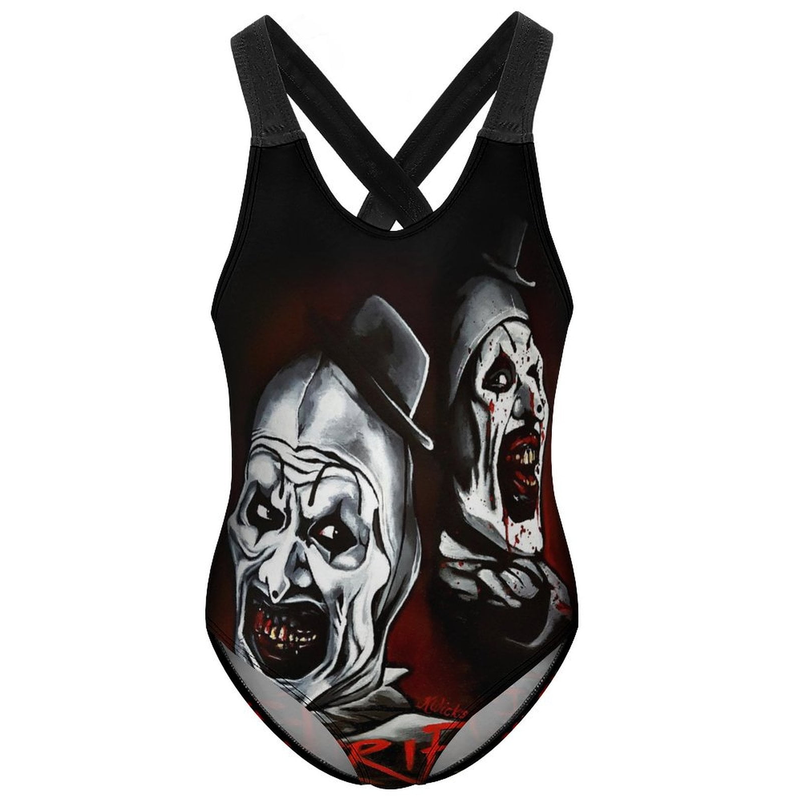 Girls Horror Movie Terr-ifier One Piece Swimsuit Bathing Suit Summer ...