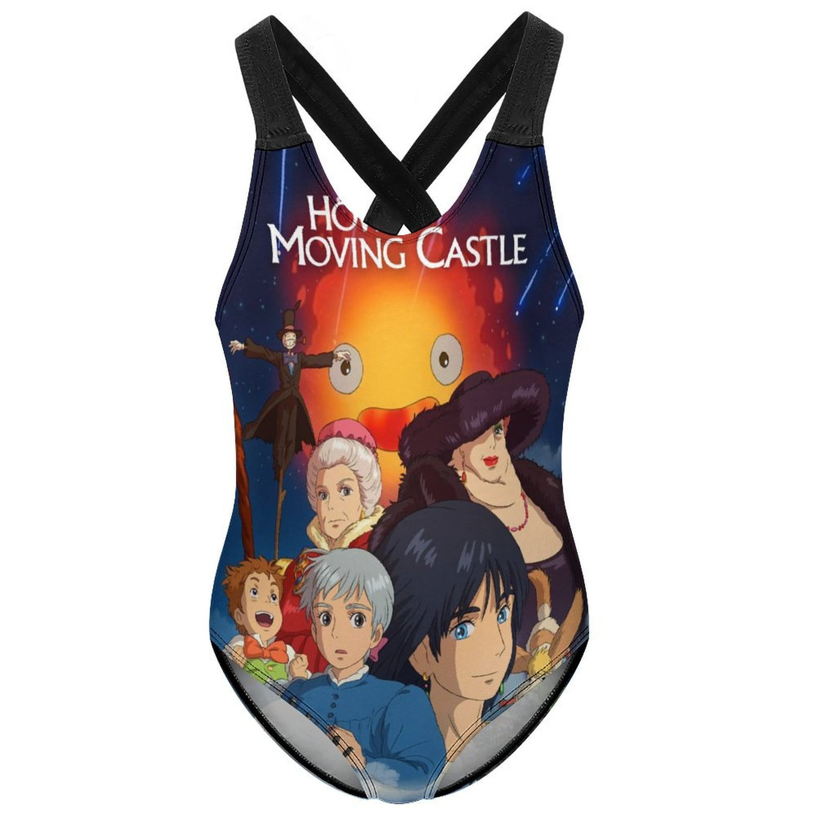 Girls Howls Moving Castl Swimsuit One Piece Bathing Suit for Girls ...