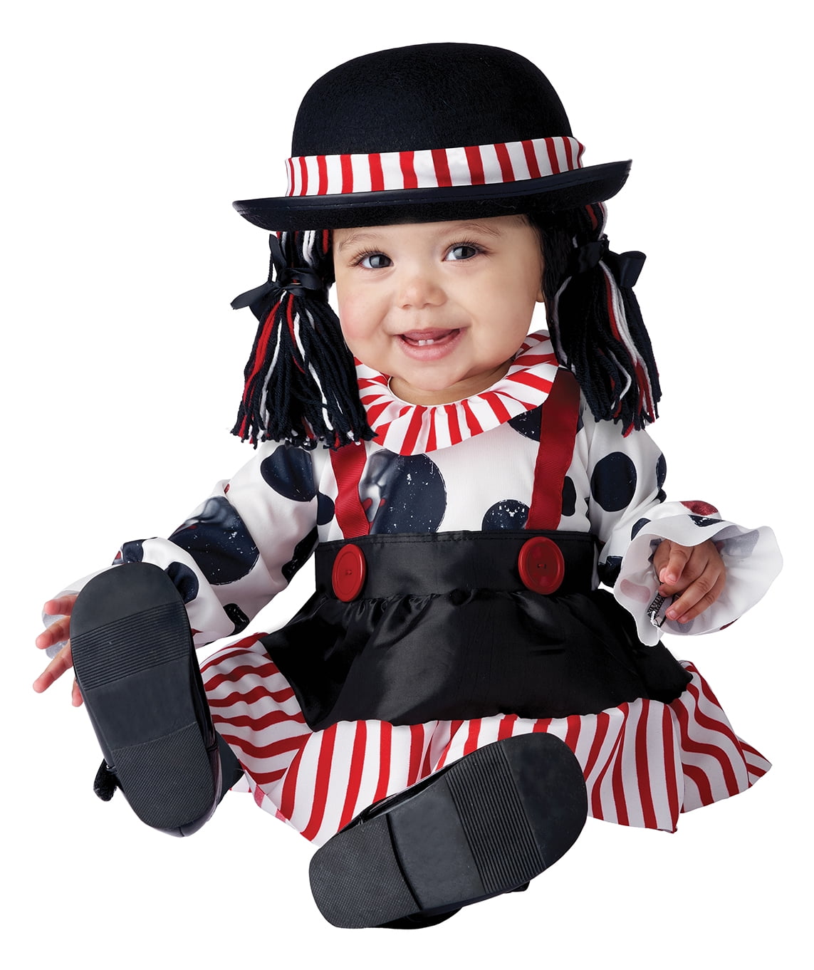 Girls Infant Kooky Lil Clown Costume - Walmart.com