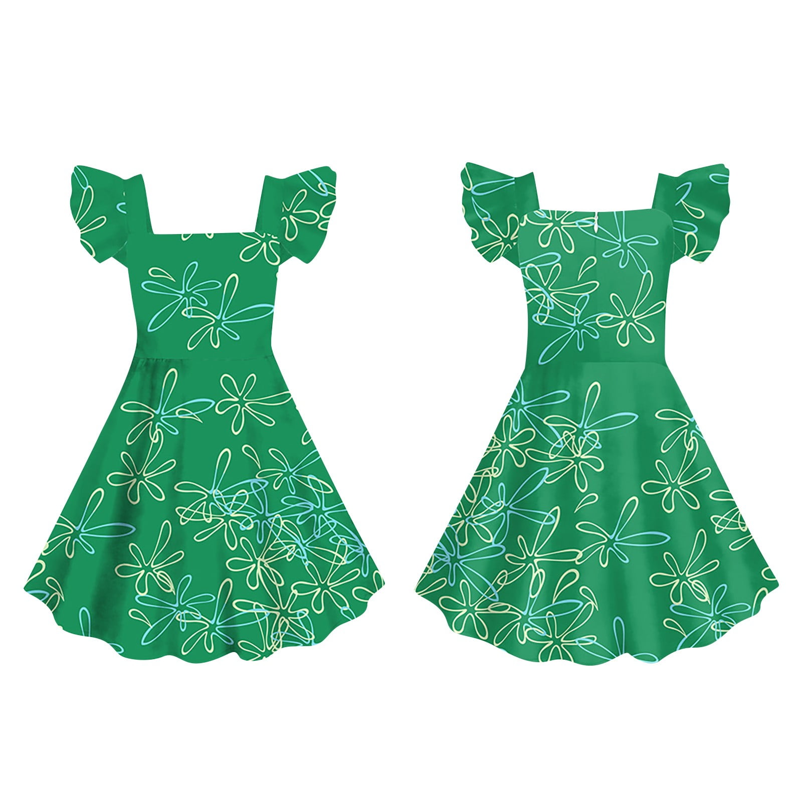 Girls Inside Out Cosplay Costumes - Joy & Disgust Costume, Joy ...