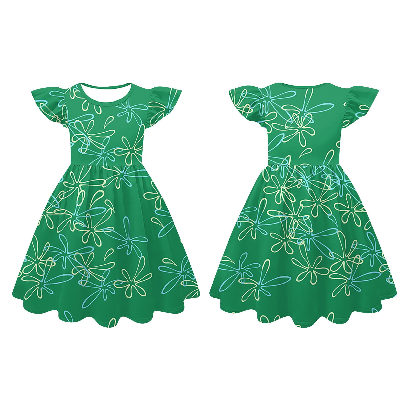 Girls Inside Out Cosplay Costumes - Joy & Disgust Costume, Joy ...