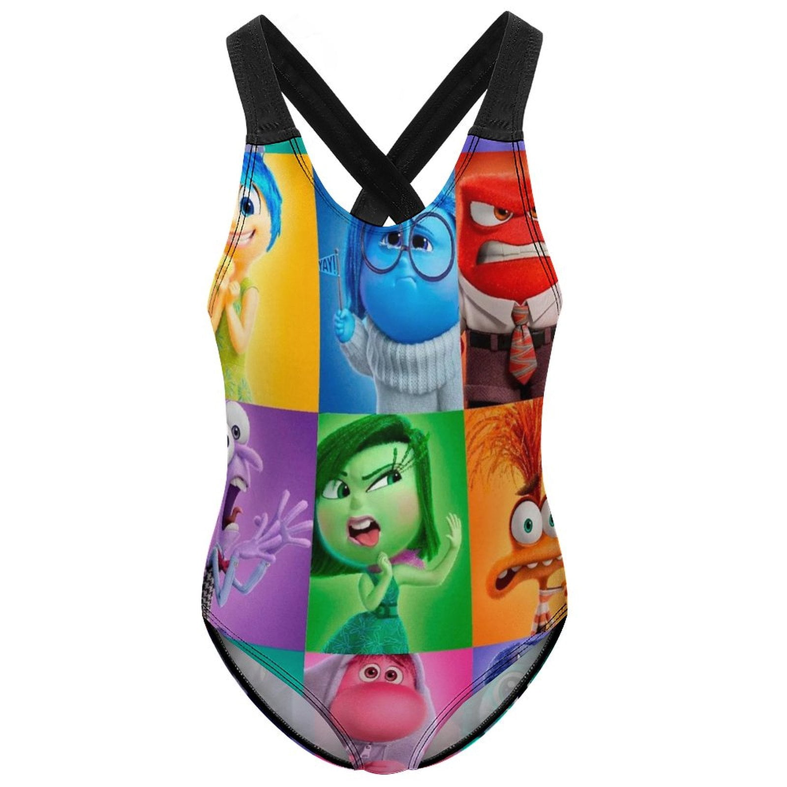 Girls Inside O-u Swimsuit One Piece Bathing Suit for Girls Swimwear ...