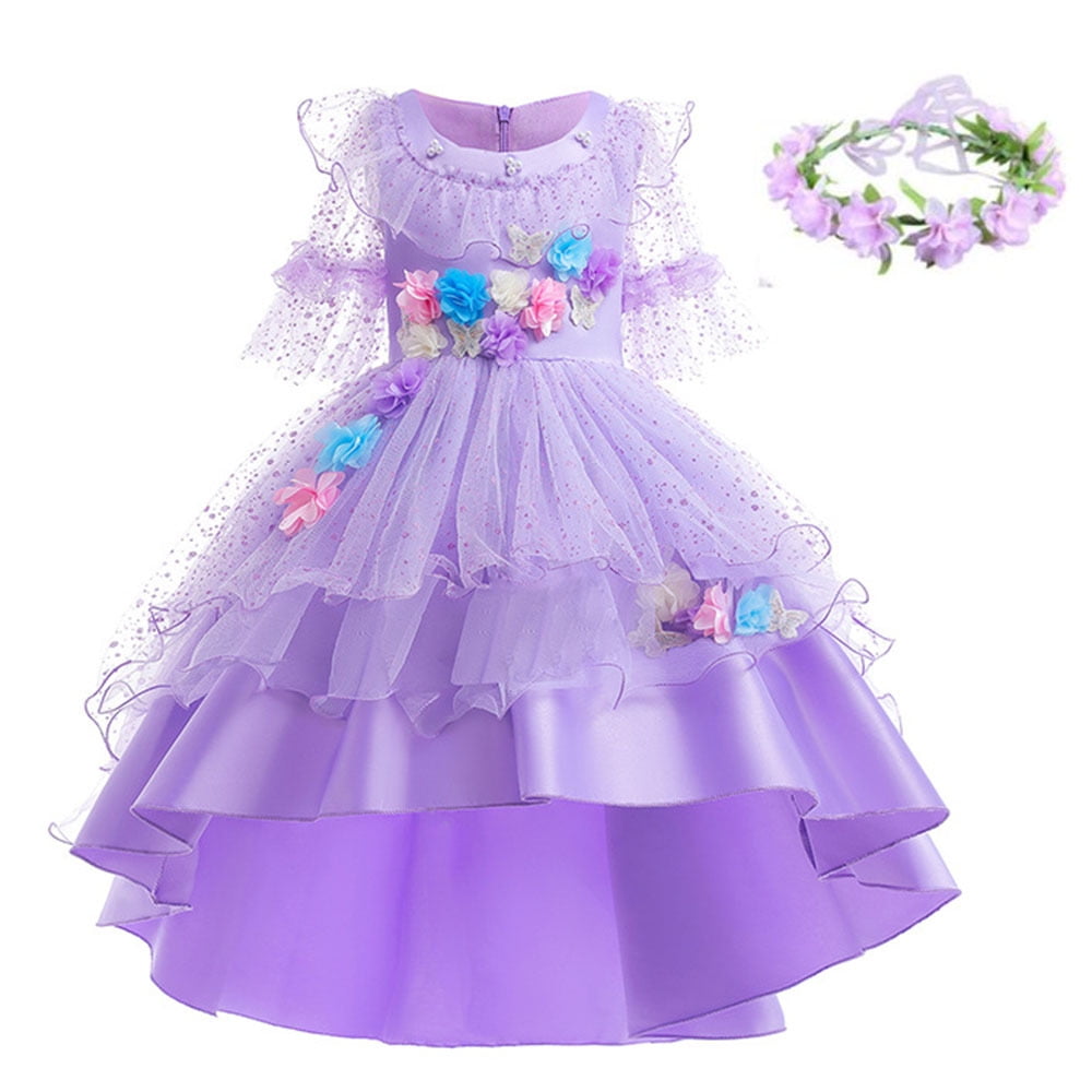 Girls Isabela Cosplay Princess Dress Halloween Dress Up Outfits ...