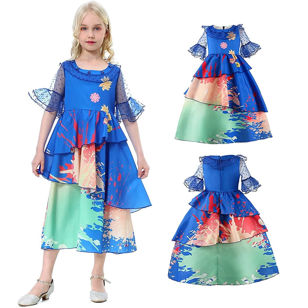 Girls Isabella Costume Princess Dress Cosplay Costume Party Dress Up ...