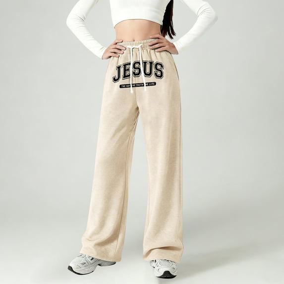 Girls’ "J" Letter Print Wide-Leg Pants (4-16 Years) – Fashion Casual ...