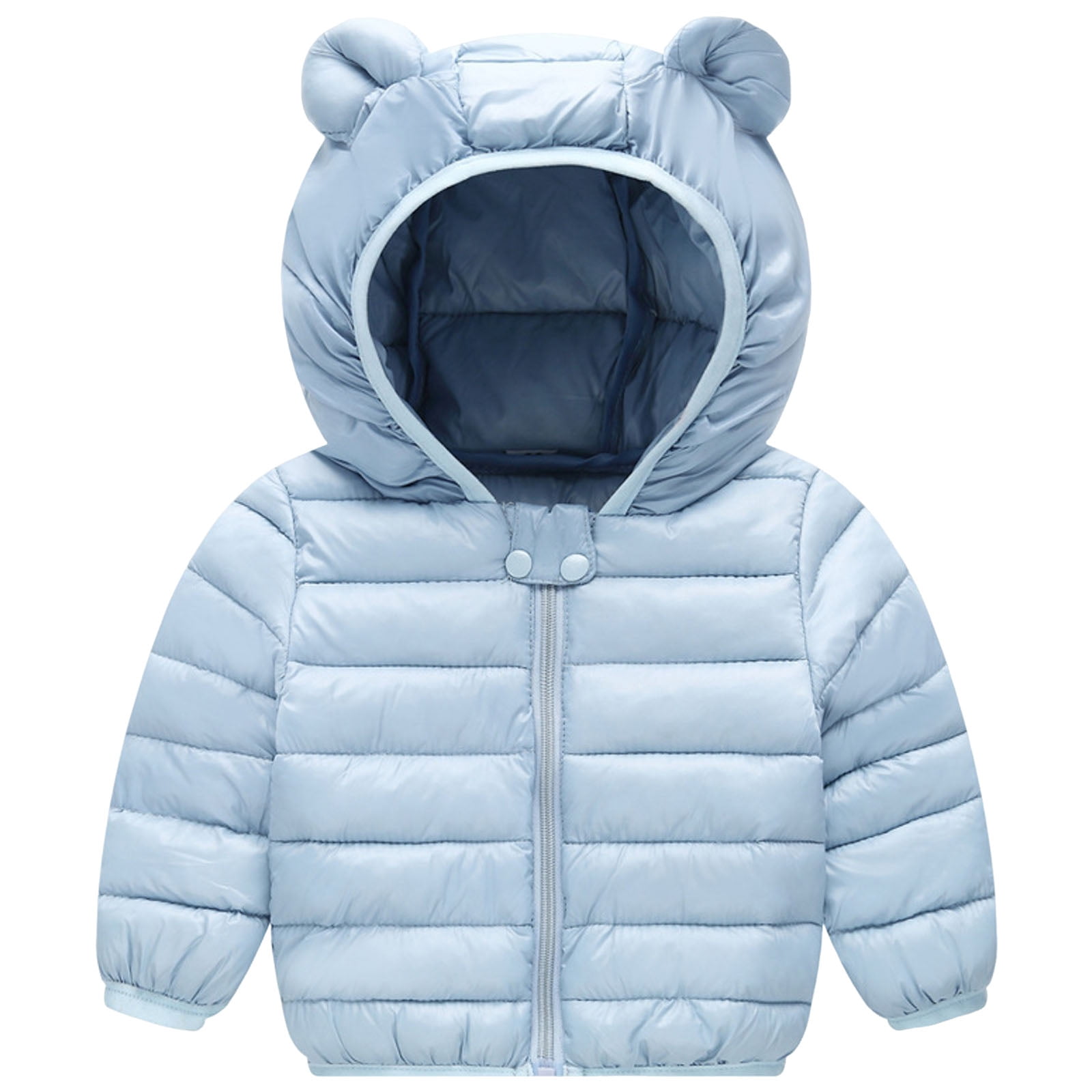Girls Jacket Size 6 Baby Puffer Coat Toddler Winter Coat Bear Ears ...