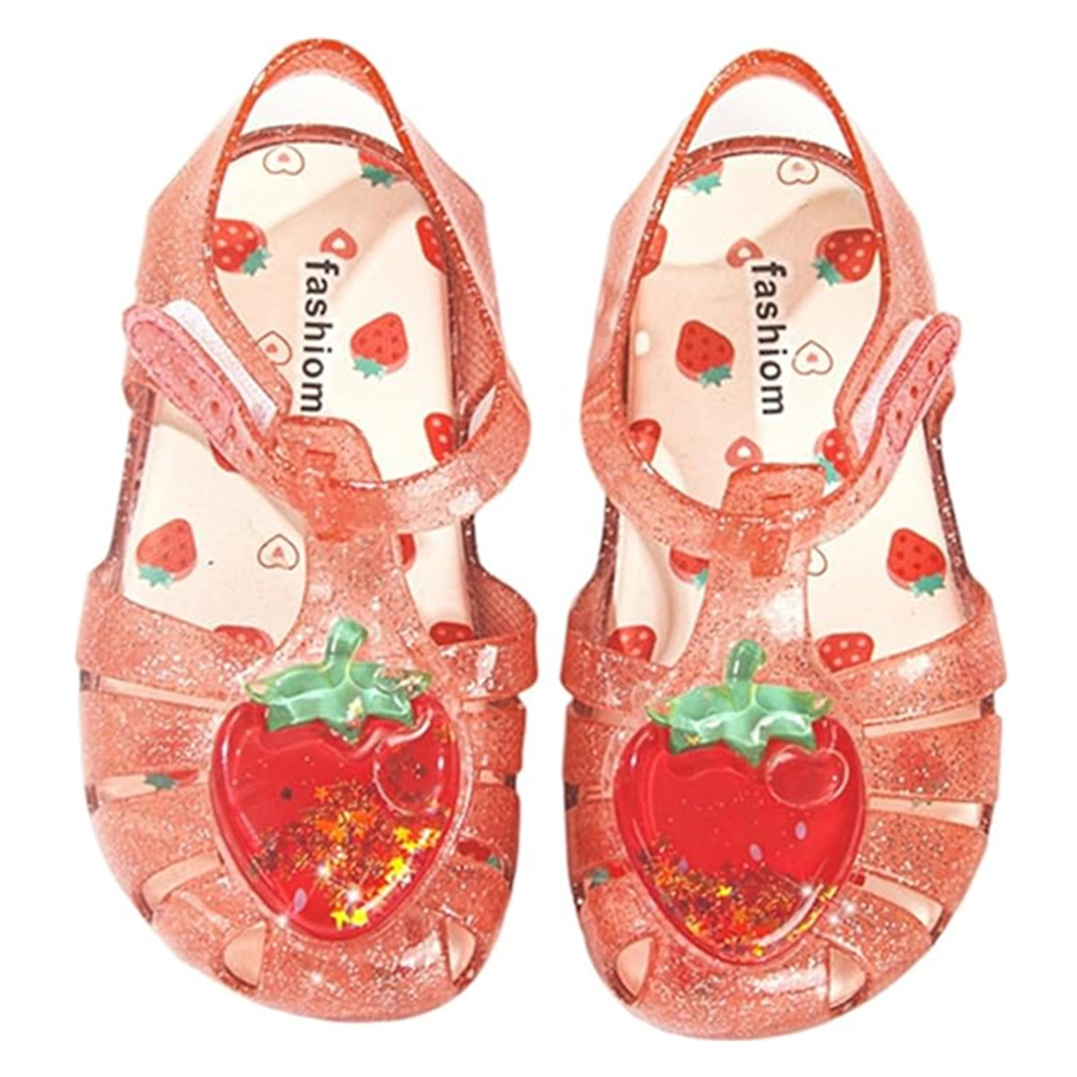 Girls Jelly Sandals Girls Dress Shoes Princess Sandals Water Beach Flat ...