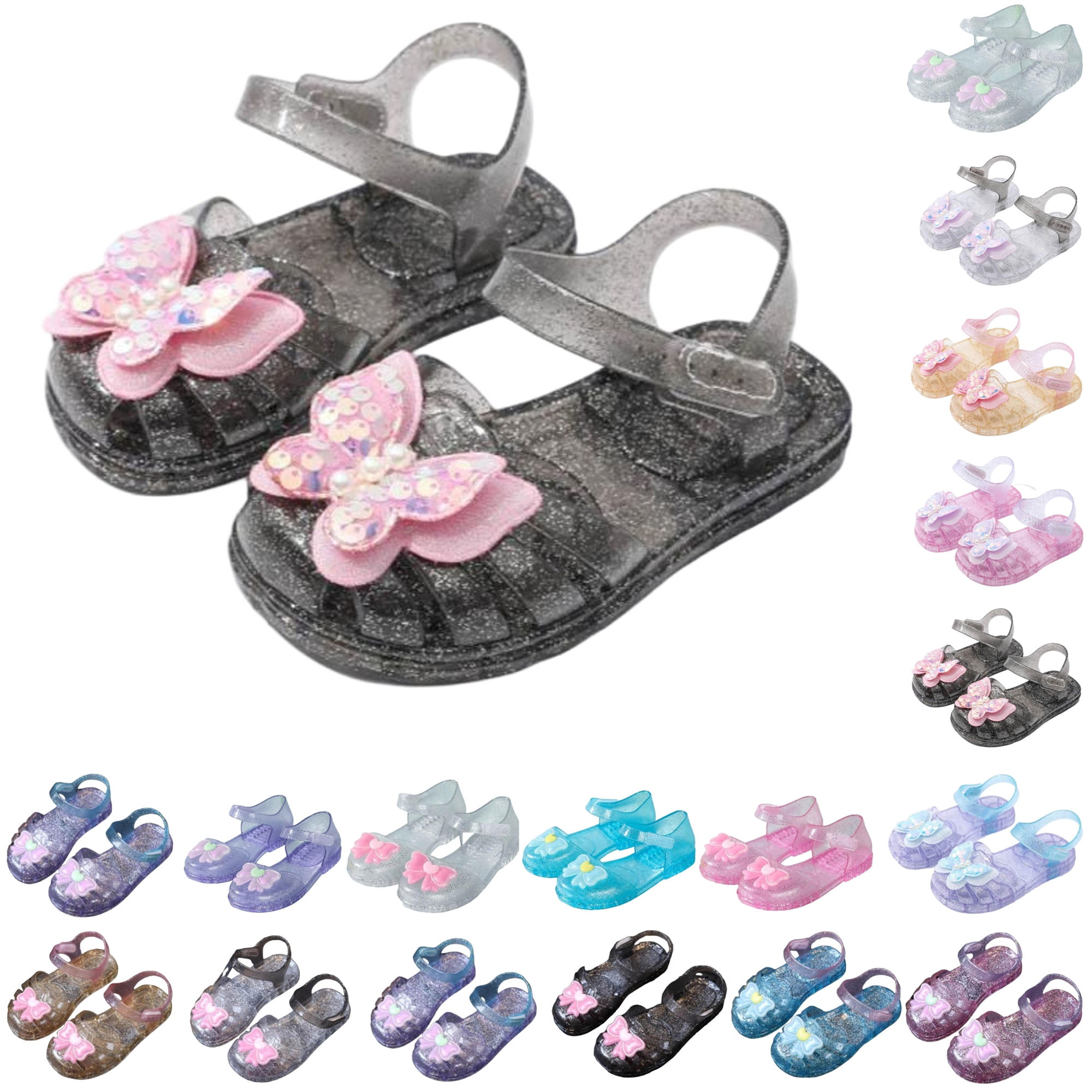 Girls Jelly Shoes Soft Unisex-Child Boys Jellies Sandals Rubber Sole ...