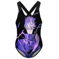 Girls Jujutsu Anime Kaisen One Piece Swimsuits Bathing Suits Cross Back ...