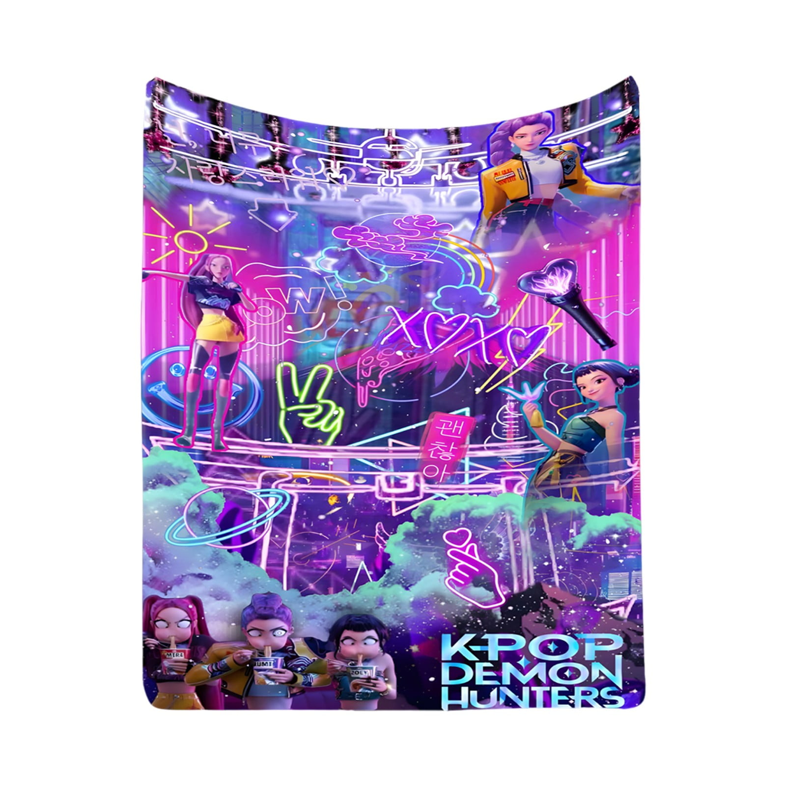 Girls K-POP Demon-Hunter, K-POP Demon-Hunter for Kids, 150Cm*200Cm ...