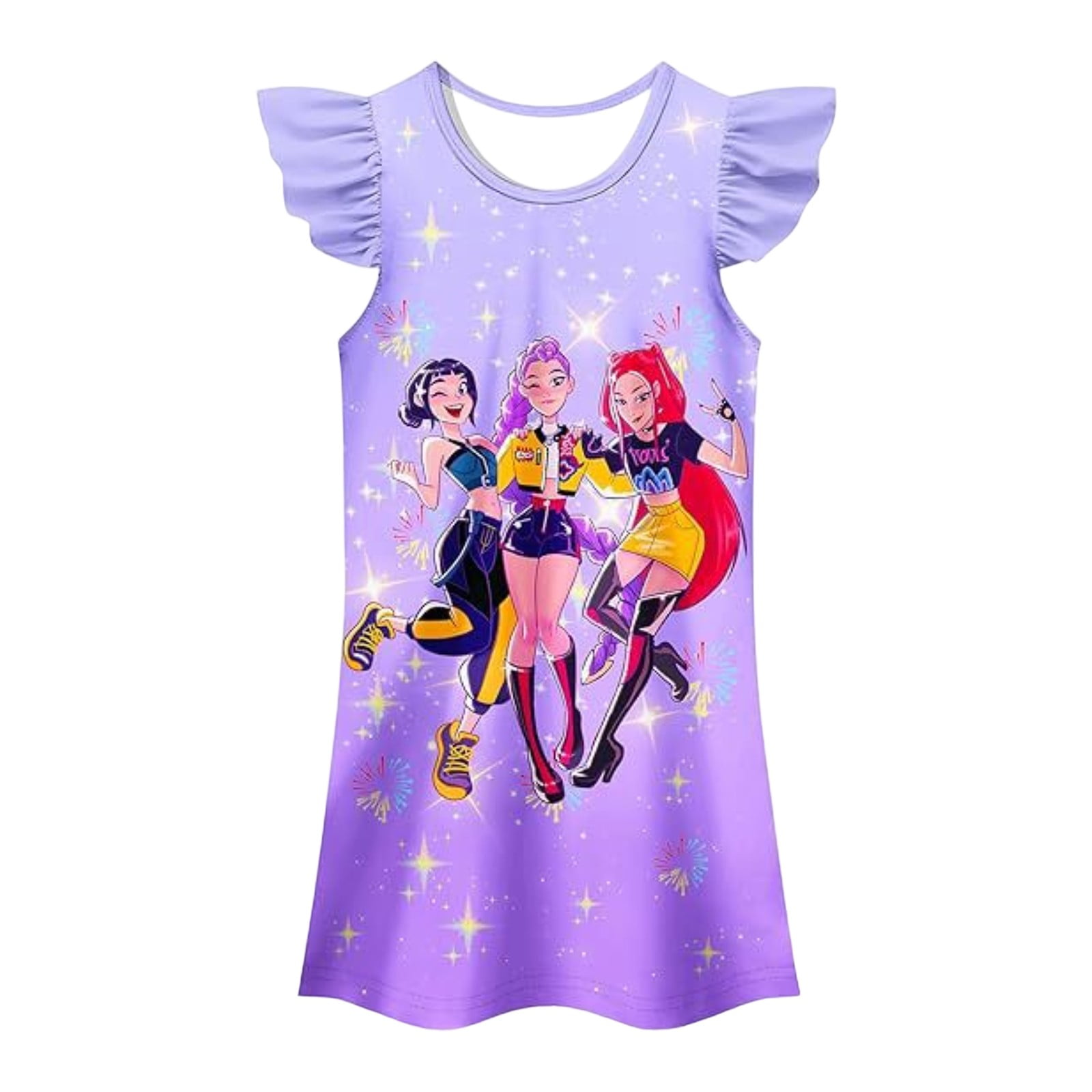 Girls KPop Costumes Demon Hunters Cosplay, Huntrix Costume Pop Singers ...