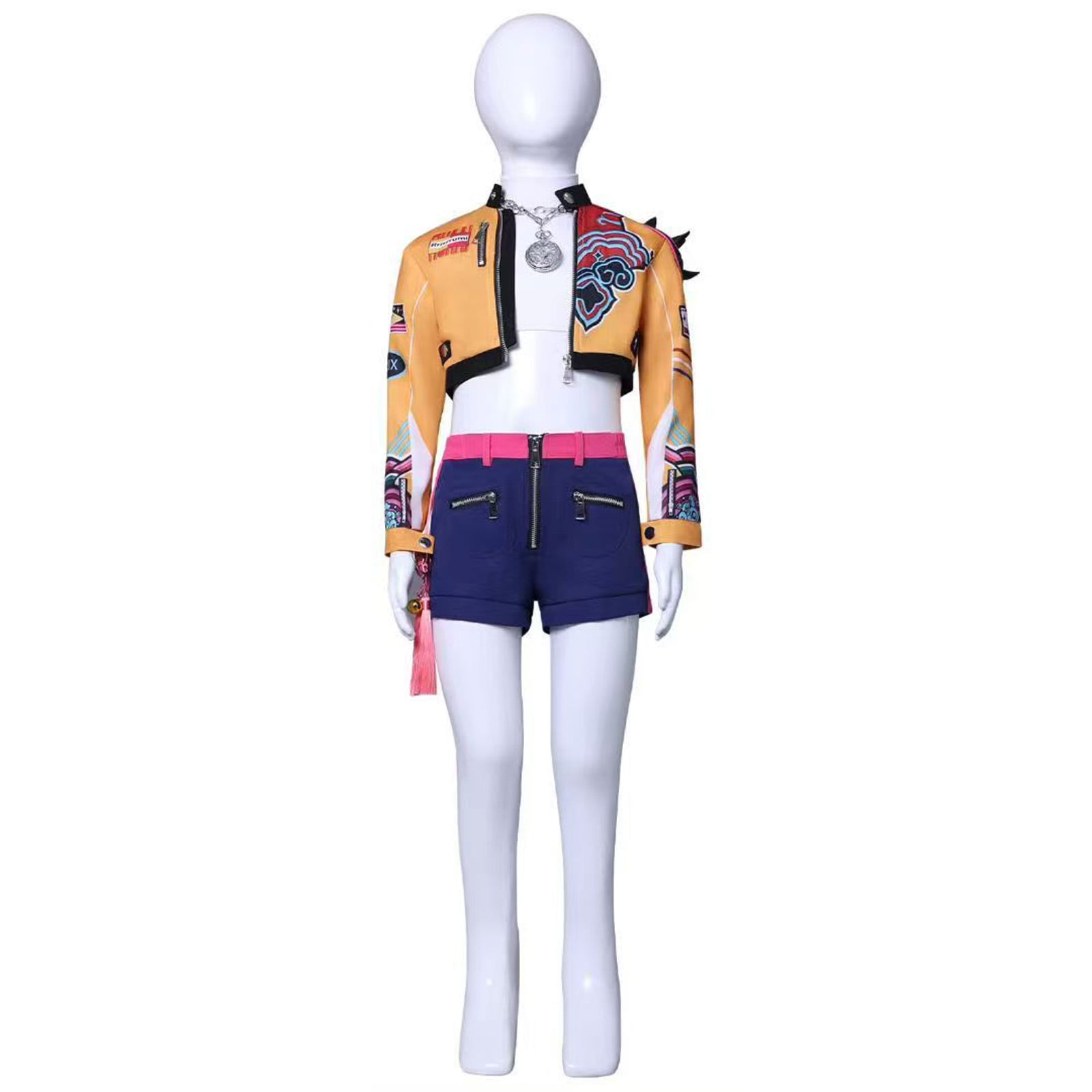 Girls KPop Costumes Demon Hunters Cosplay, Huntrix Costume Pop Singers ...