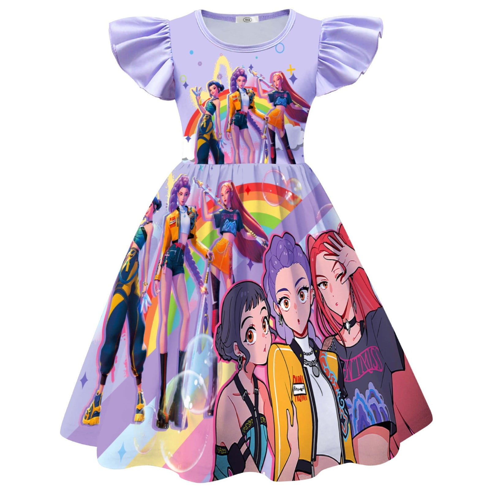 Girls KPop Costumes Demon Hunters Cosplay, Huntrix Costume Pop Singers ...