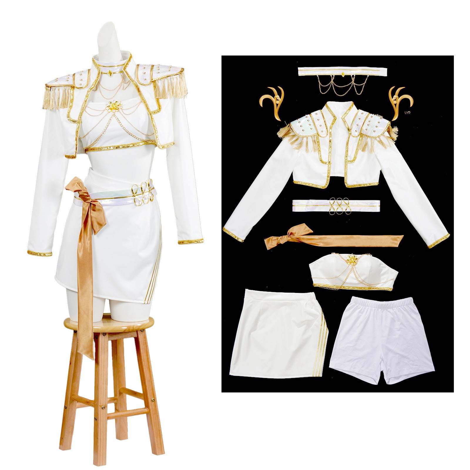 Girls KPop Costumes Demon Hunters Cosplay, Huntrix Costume Pop Singers Rumi Zoey Mira Cosplay ...