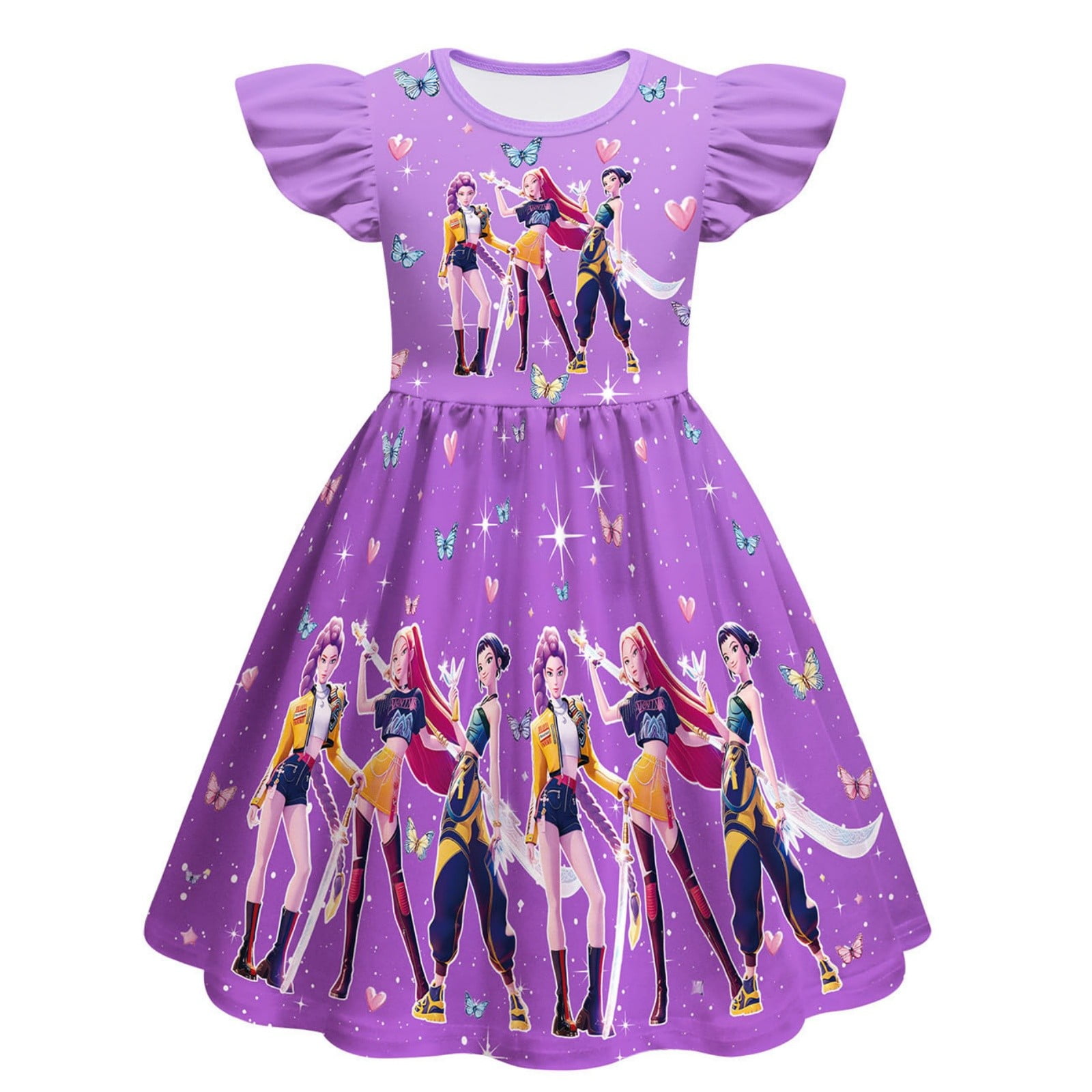 Girls KPop Costumes Demon Hunters Cosplay, Huntrix Costume Pop Singers Rumi Zoey Mira Cosplay ...