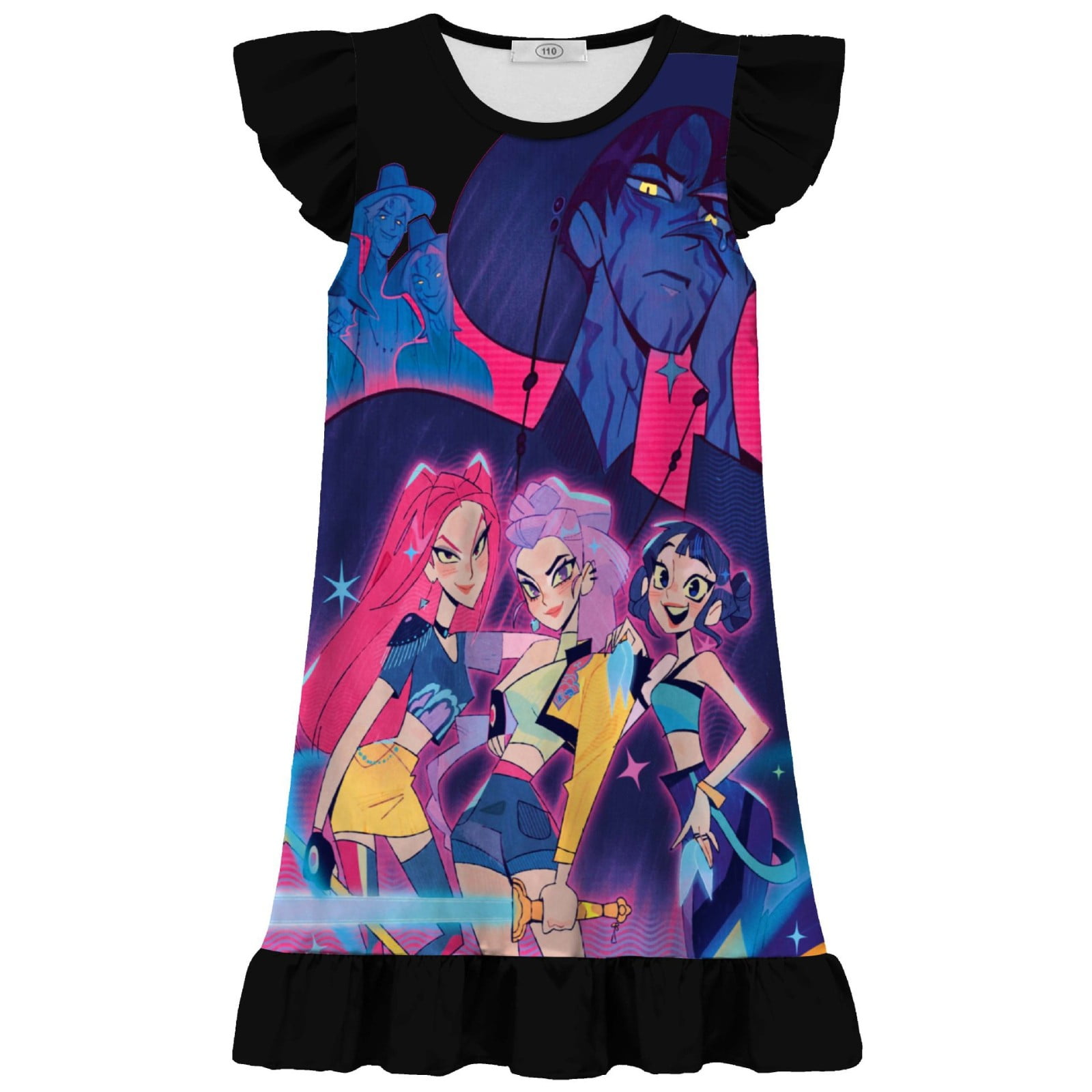 Girls KPop Costumes Demon Hunters Cosplay, Huntrix Costume Pop Singers ...