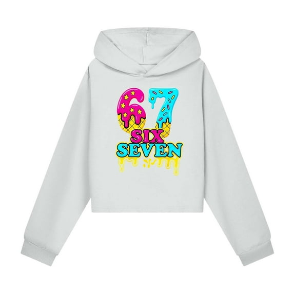 Girls Kids 67 Hoodies Sweatshirt Cute Rap Sweatshirts Kids Hip-hop ...