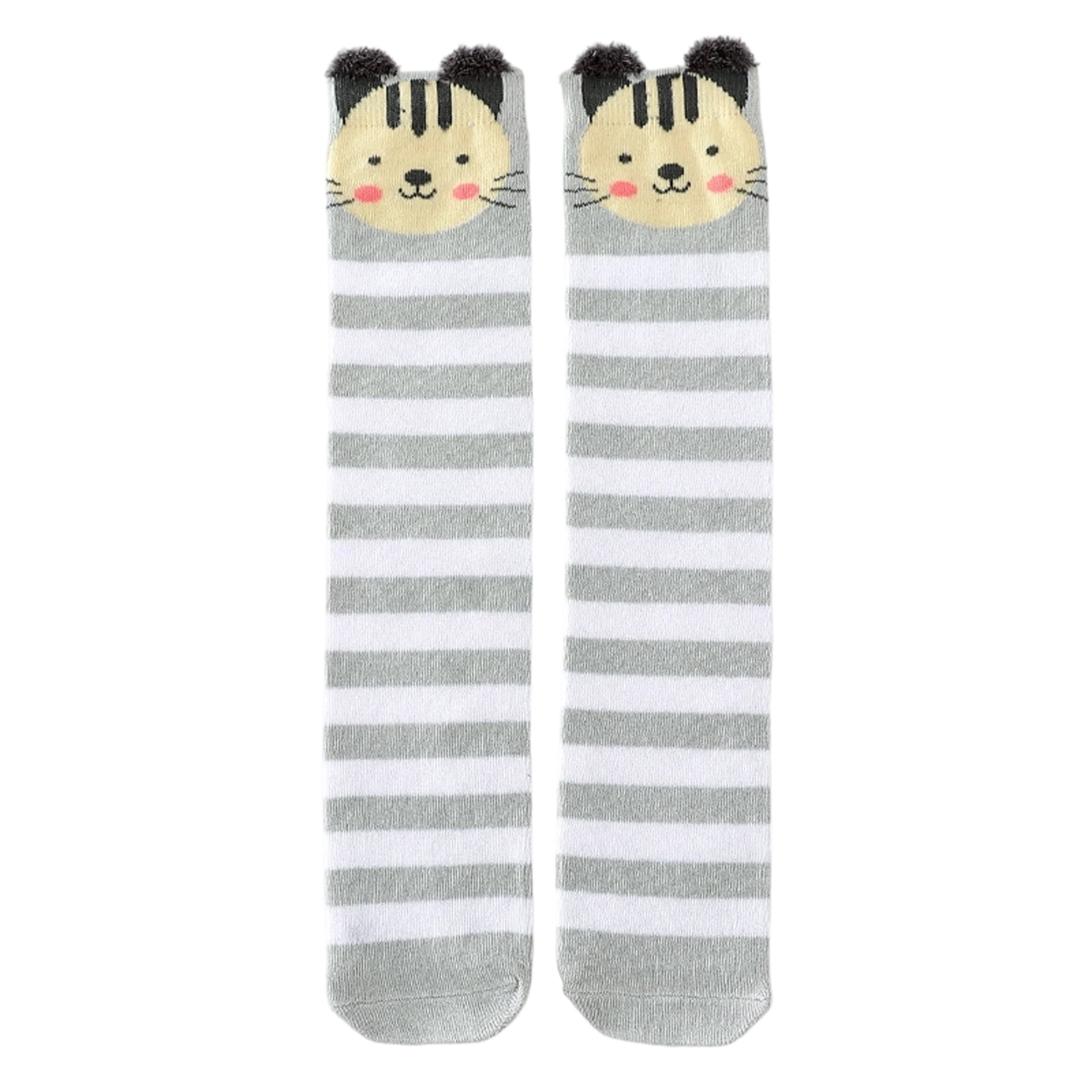 Girls Knee High Socks : Kids Crazy Long Socks 3-12 years, Tall Boot ...