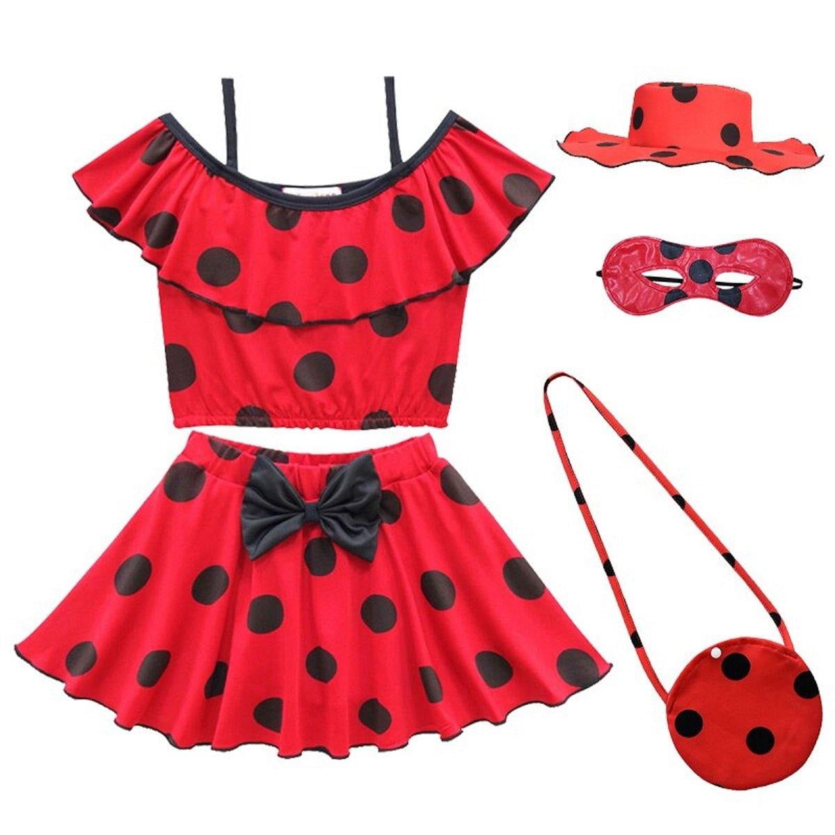 Lady Bug Girls Swimsuit Bathing Suit, Tankini Birthday Outfit ...