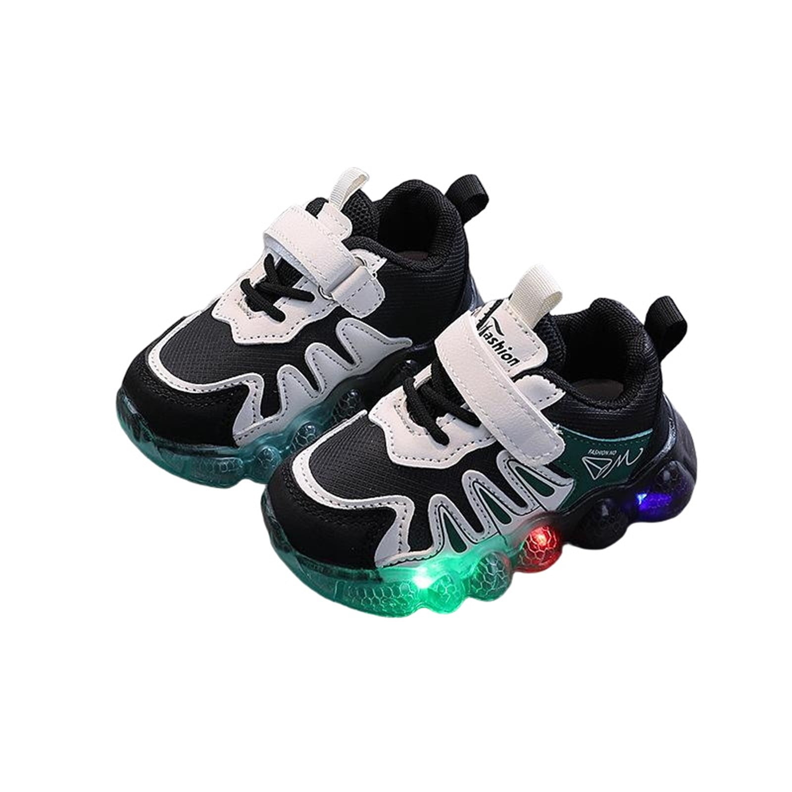 Girls' Light Up Shoes Kids Flashing Led Sneakers Breathable Mesh Hook ...