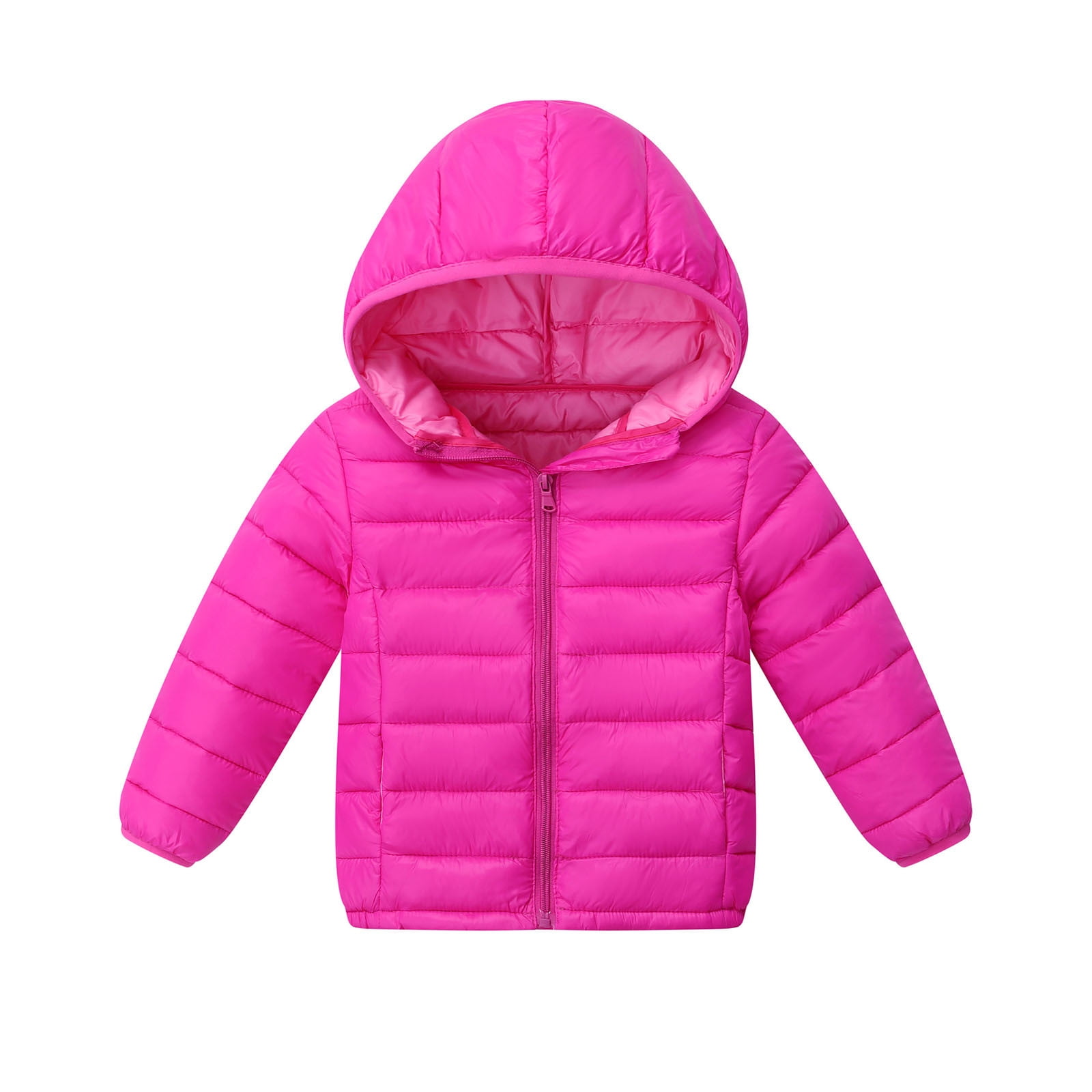 Girls Lightweight Down Jacket Warm Winter Coat for Kids with Soft ...