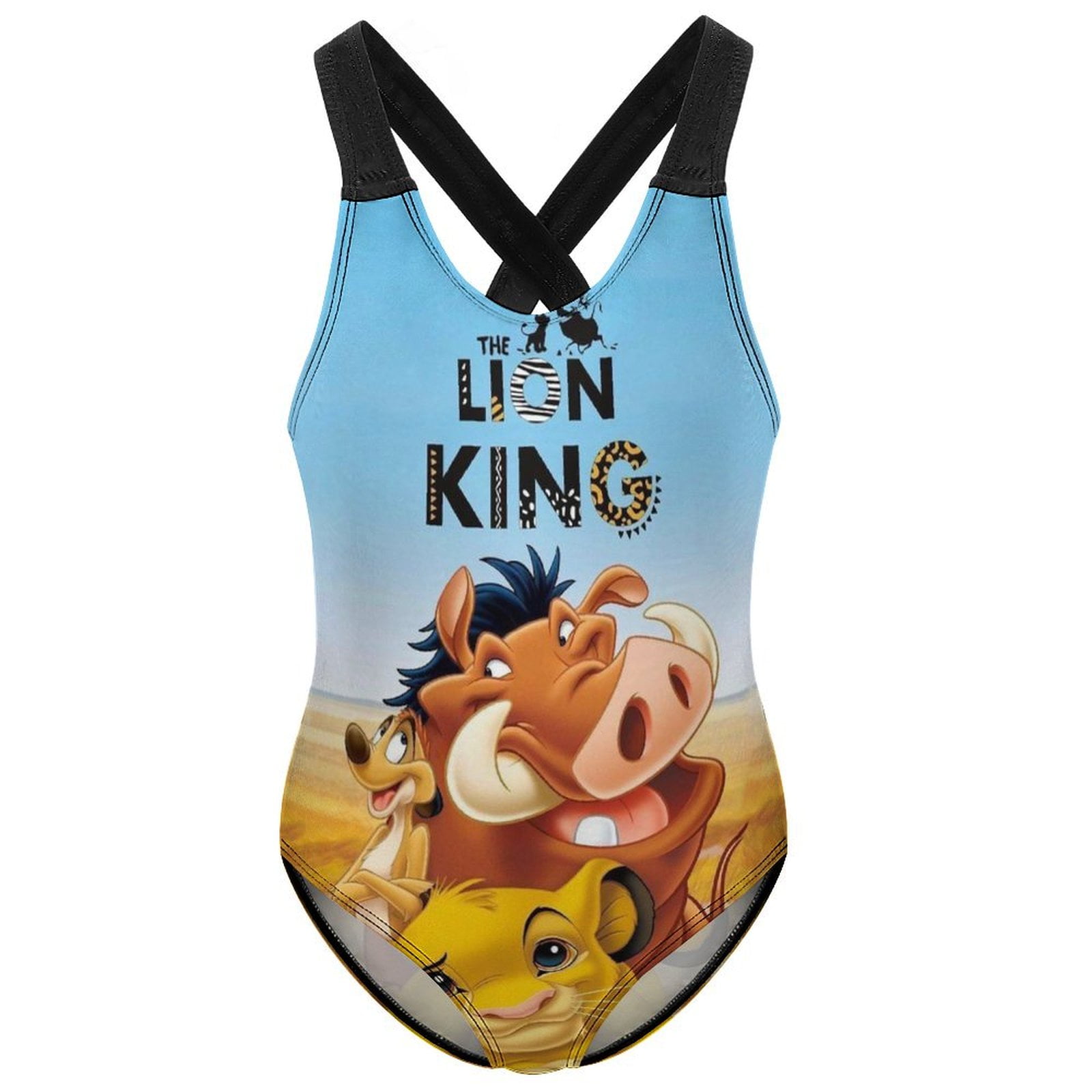 Girls Lion Kin Swimsuit One Piece Bathing Suit for Girls Swimwear ...
