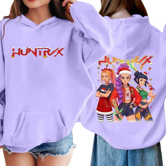 Girls Long Sleeve Letter Print Hooded Sweatshirt Casual Pullover Hoodie ...