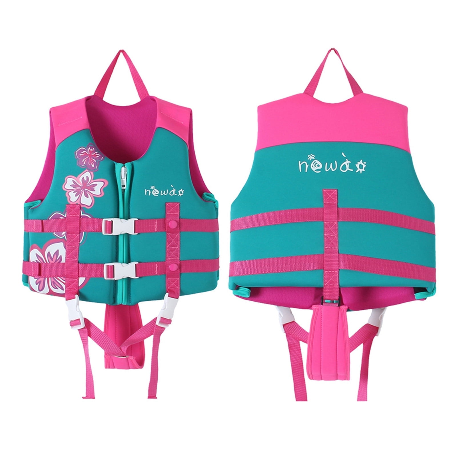 Girls Long Sleeve Swimsuit Children's Summer Beach Life Vests Swimming ...