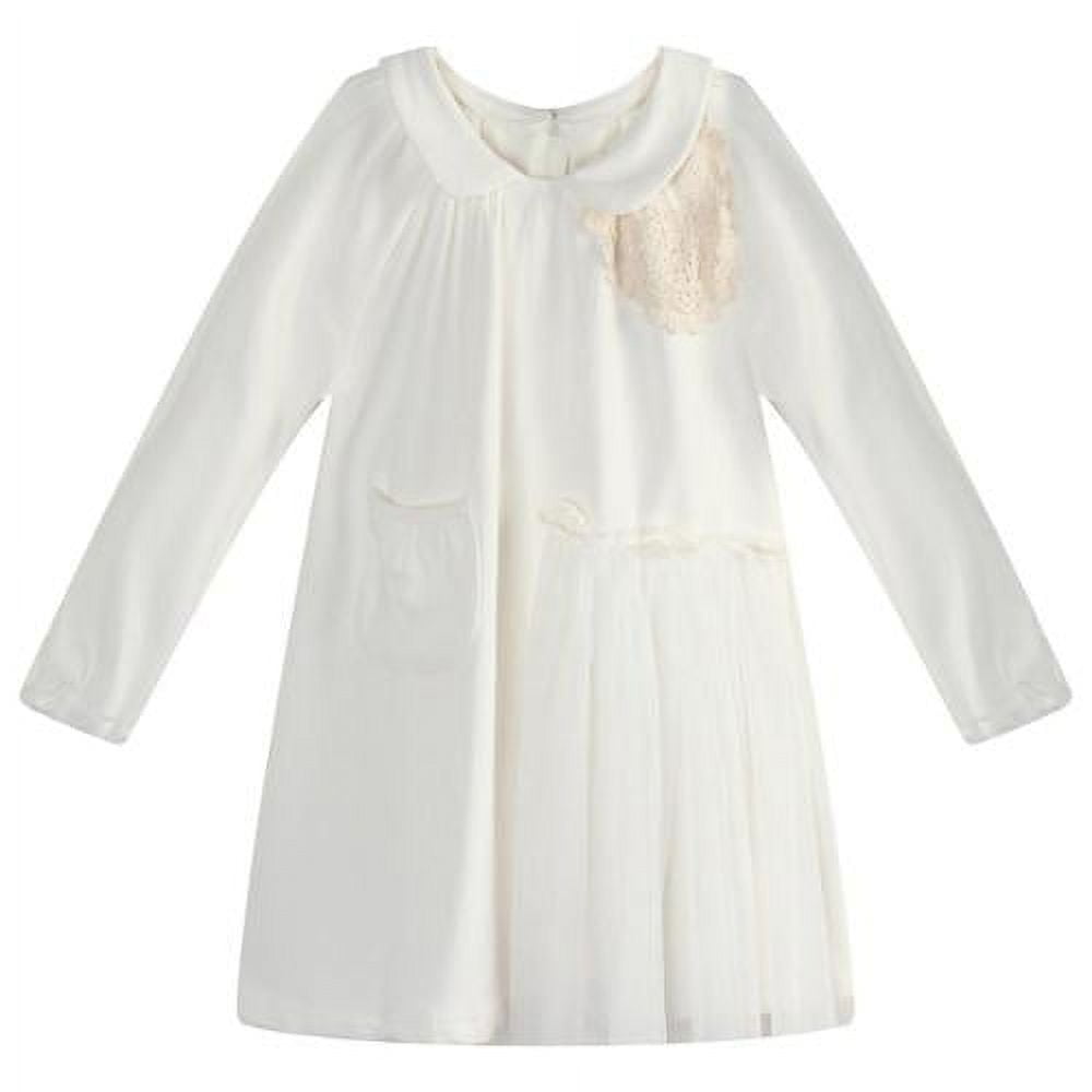 Girls' Long Top With Lace And Mesh Fabric RH1172 - Walmart.com