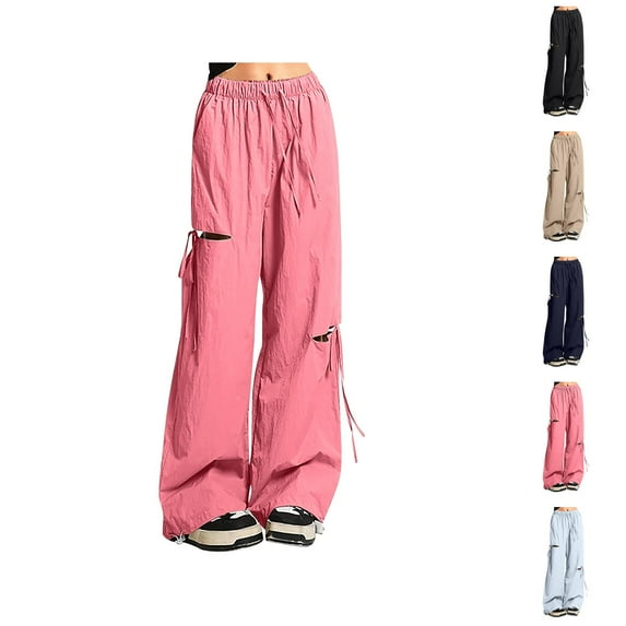 Girls Loose Straight Leg Cargo Pants Sweatpants for Girls Pants ...