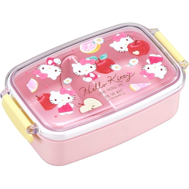 Compact Lunch (Bento) Box - Hello Kitty Apple Design - 500ml (16.91 fl ...