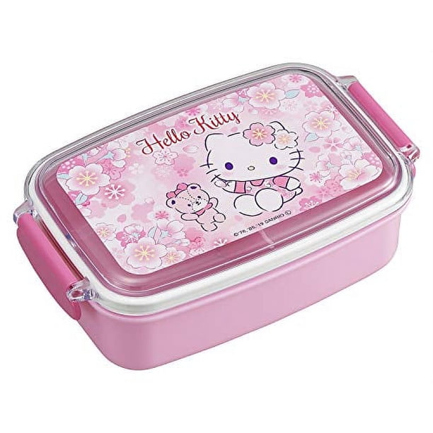 Girls Lunch (Bento) Box - Hello kitty Cherry Blossom Design - 500ml (16 ...