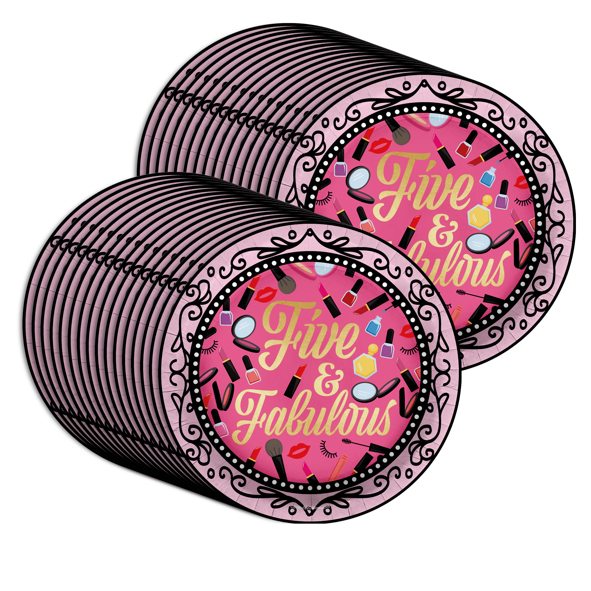 Girls Makeup 5th Birthday Party Supplies - Spa Birthday Party Supplies ...