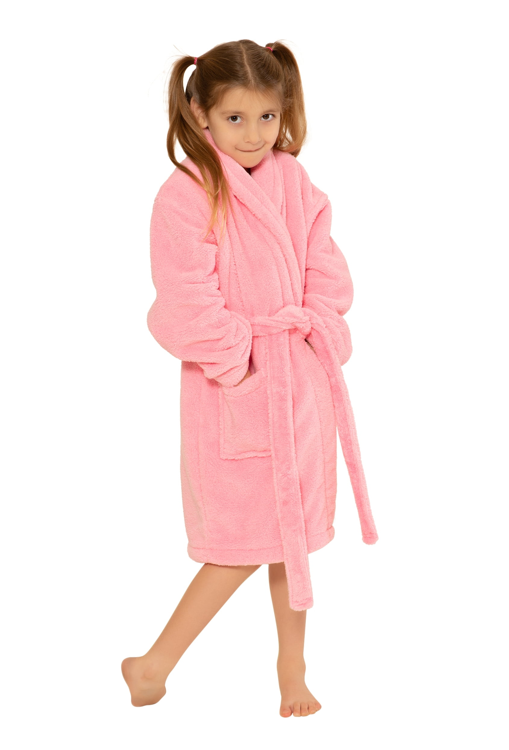 Girls' Microfleece Robe - 100% Soft and Cozy Plushness - Walmart.com