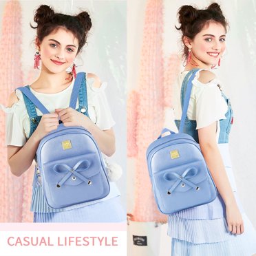 ECOSUSI Mini Backpack Leather Backpack Purse for Women Ladies Shoulder ...