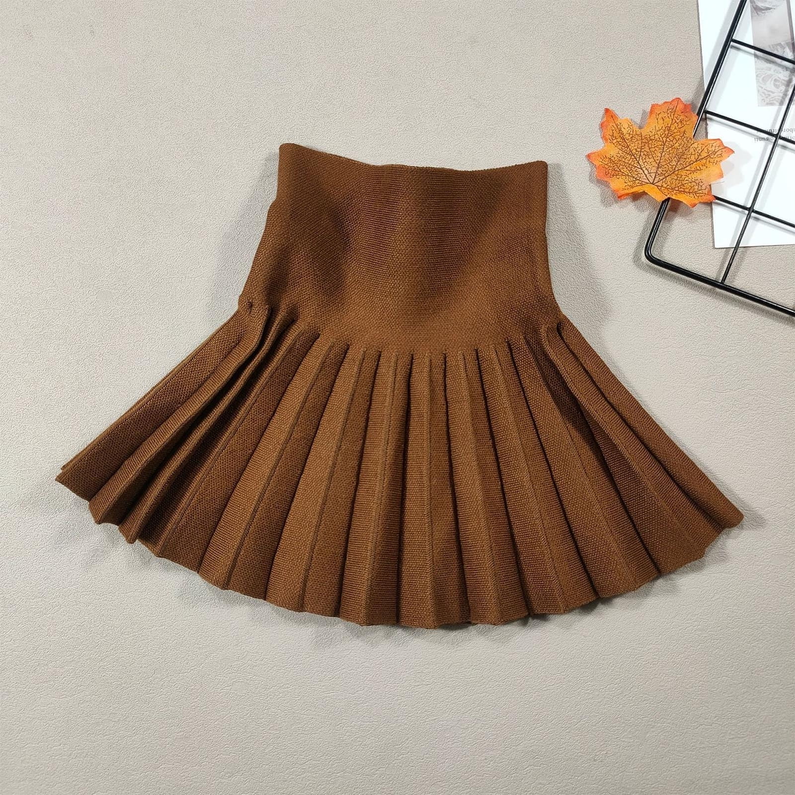 Girls Mini Skirts High Elastic Waisted Tiered Smocked Ruffle Skirt ...